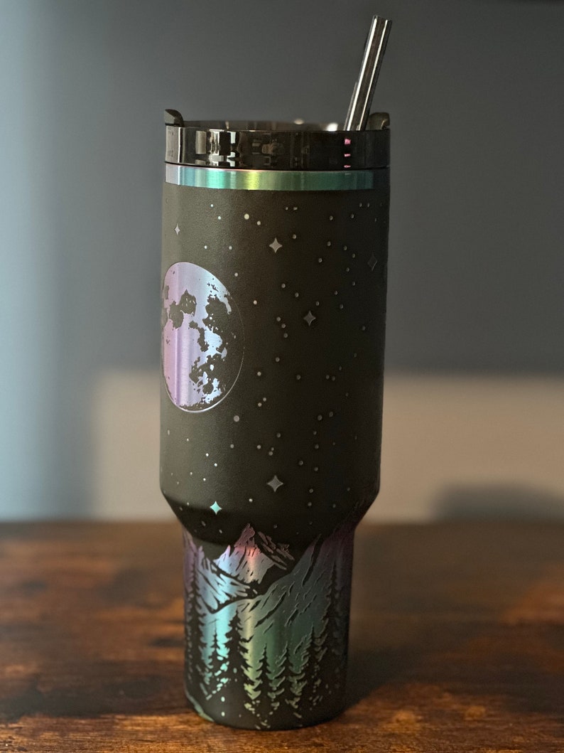 Stanley Brand 40 Ounce Mountain Backdrop Full Wrap Laser Engraved ...