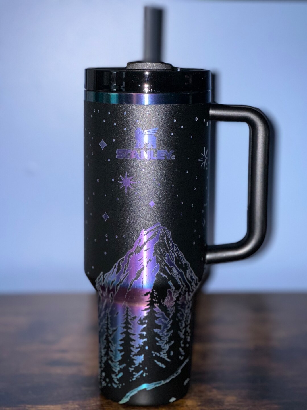 Stanley Brand 40 Ounce Mountain Backdrop Full Wrap Laser Engraved ...