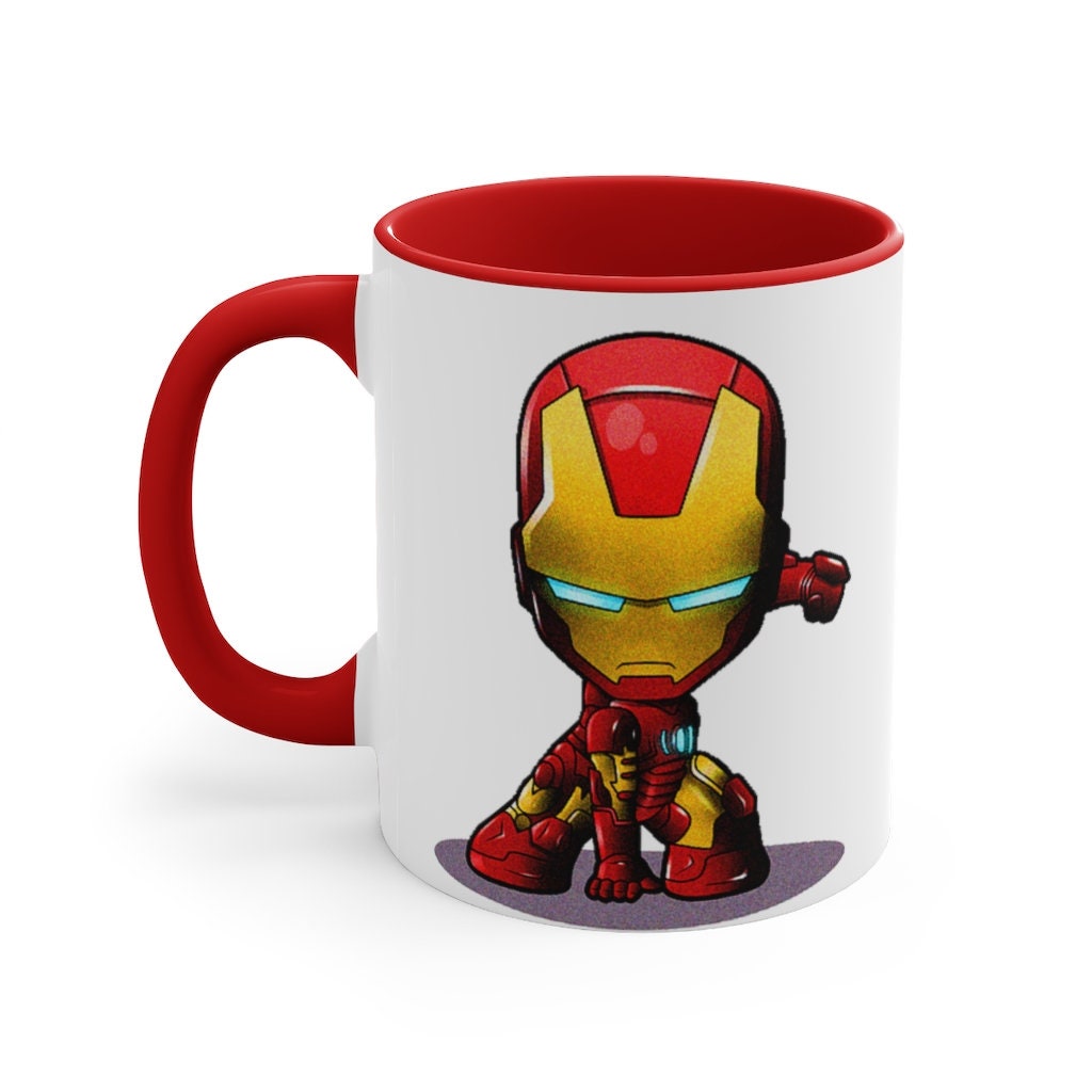 Iron Man Mug Cute Iron Man Mug Marvel Mug Hero Landing Mug - Etsy