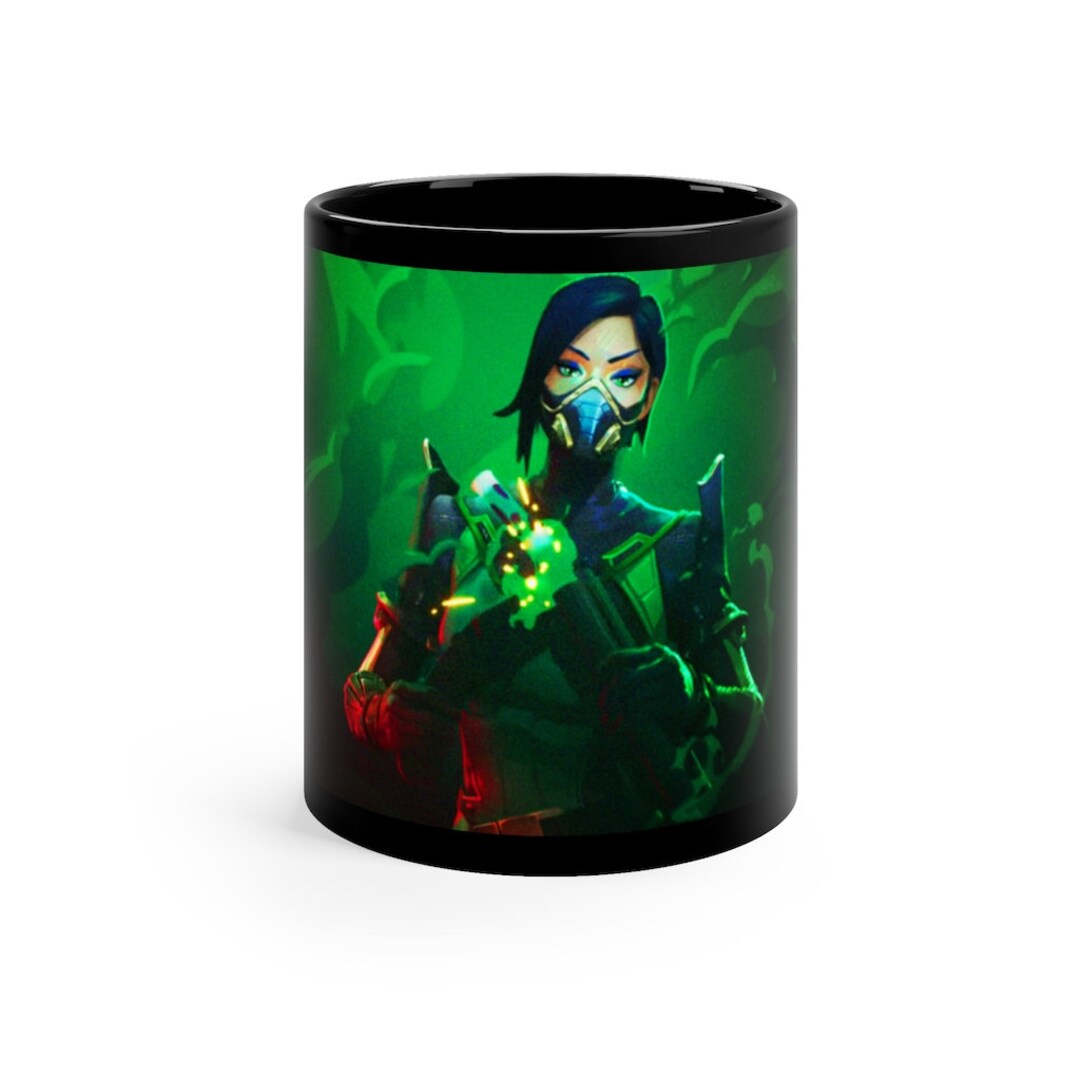 Valorant Viper Mug Viper Mug Gift Valorant Mug Gift Black - Etsy