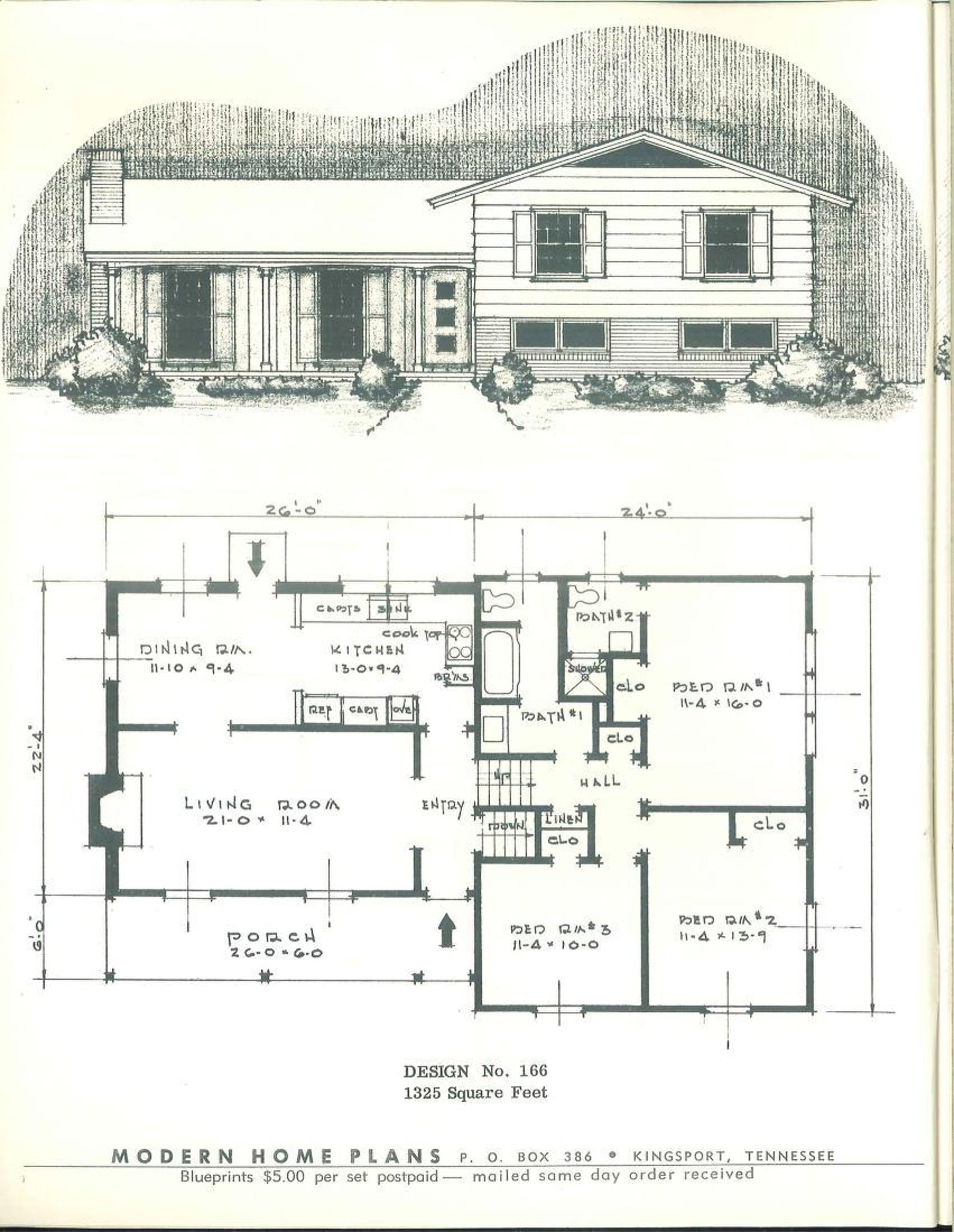 49 Modern 1950s Home Floorplans (PDF File, 49 Pp. From 1950 Book ...