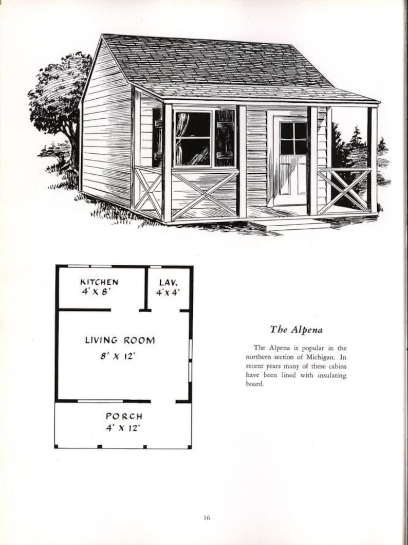 The Cabin Book Plan (39 Cabin Floorplans) (PDF File, Downloadable E ...