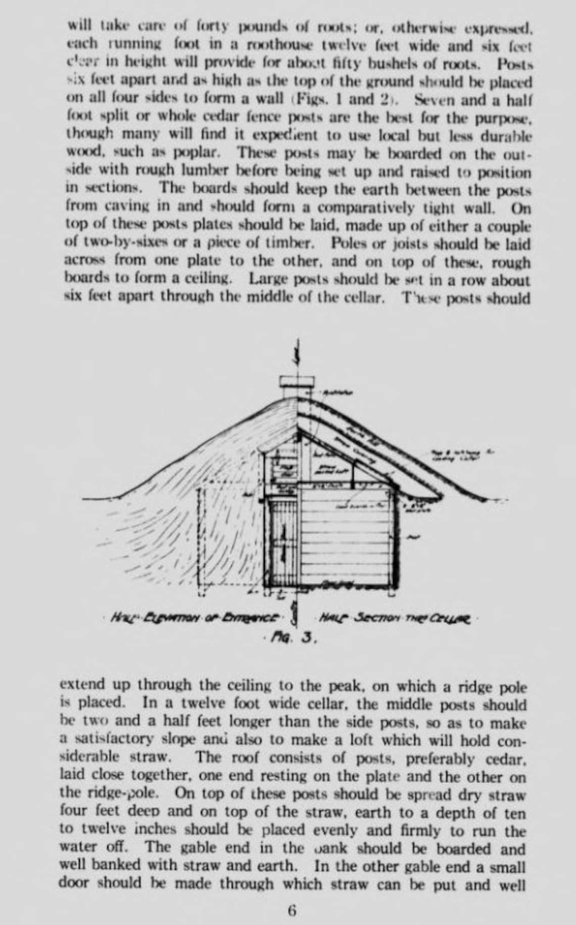 Vintage Root Cellar Plans, PDF Downloadable for I-phone, Tablet, or PC ...