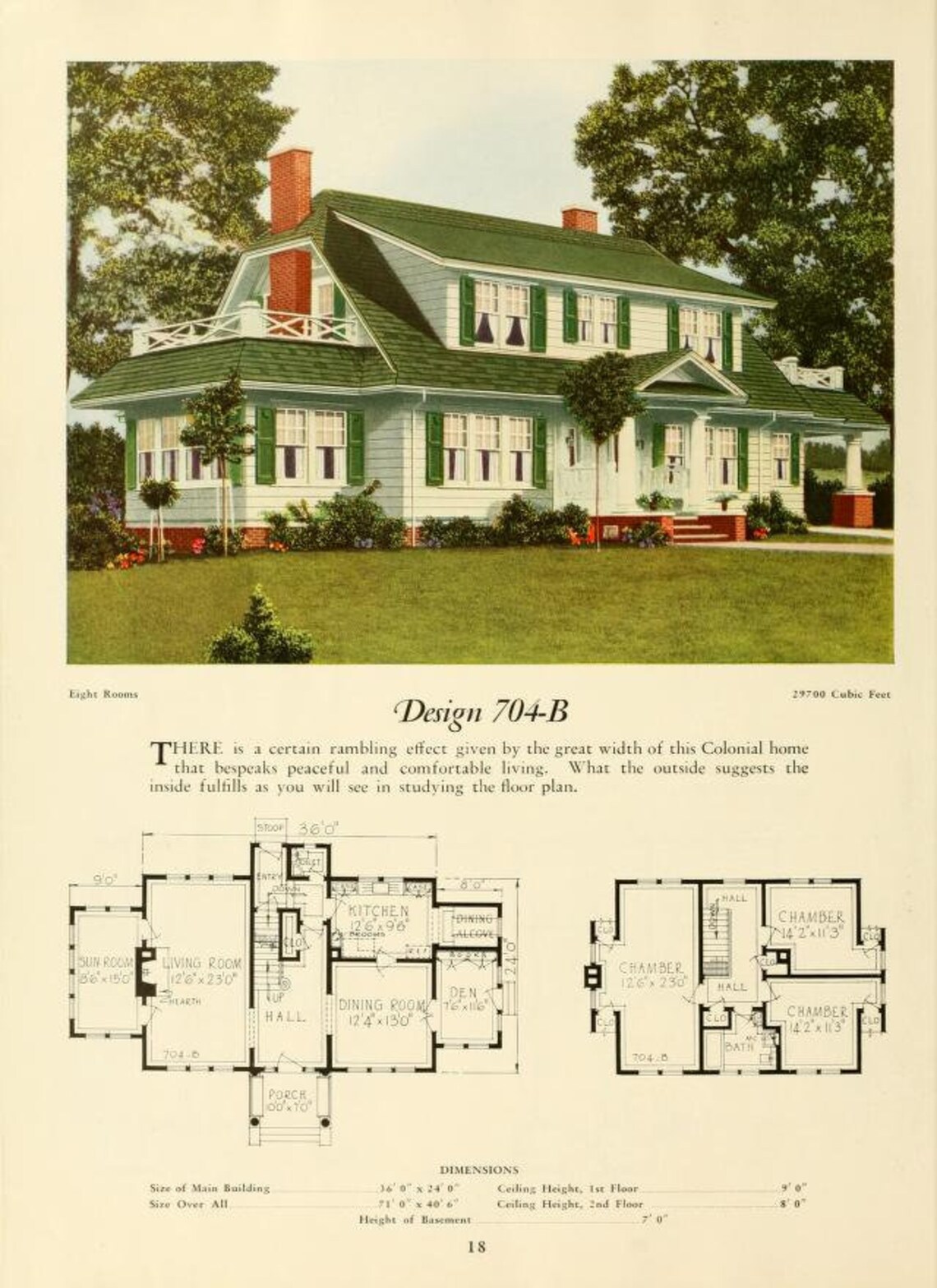 80 Vintage Home Floor Plans (pdf File, Downloadable, Printable) - Etsy