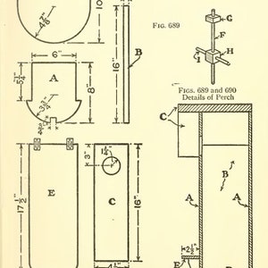 Classic Bird House Blueprints for Wrens, Robins, Woodpeckers, Bluebirds ...