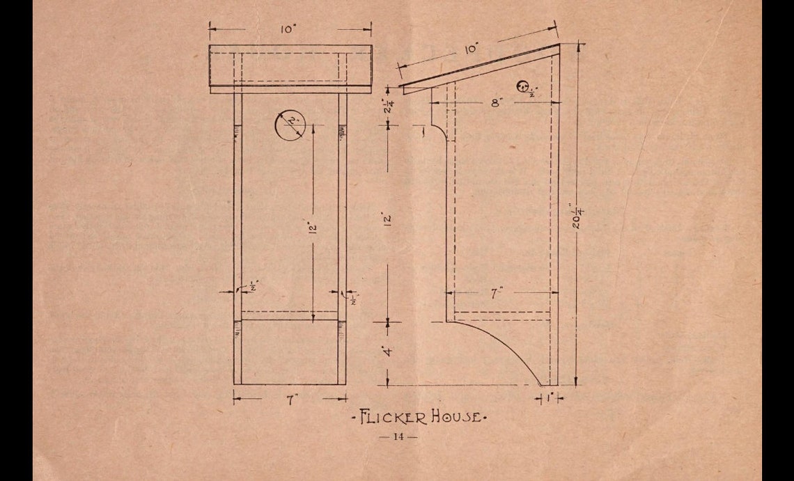 Instant Download Bird House Plans for 7 Common Backyard Birds DIY ...