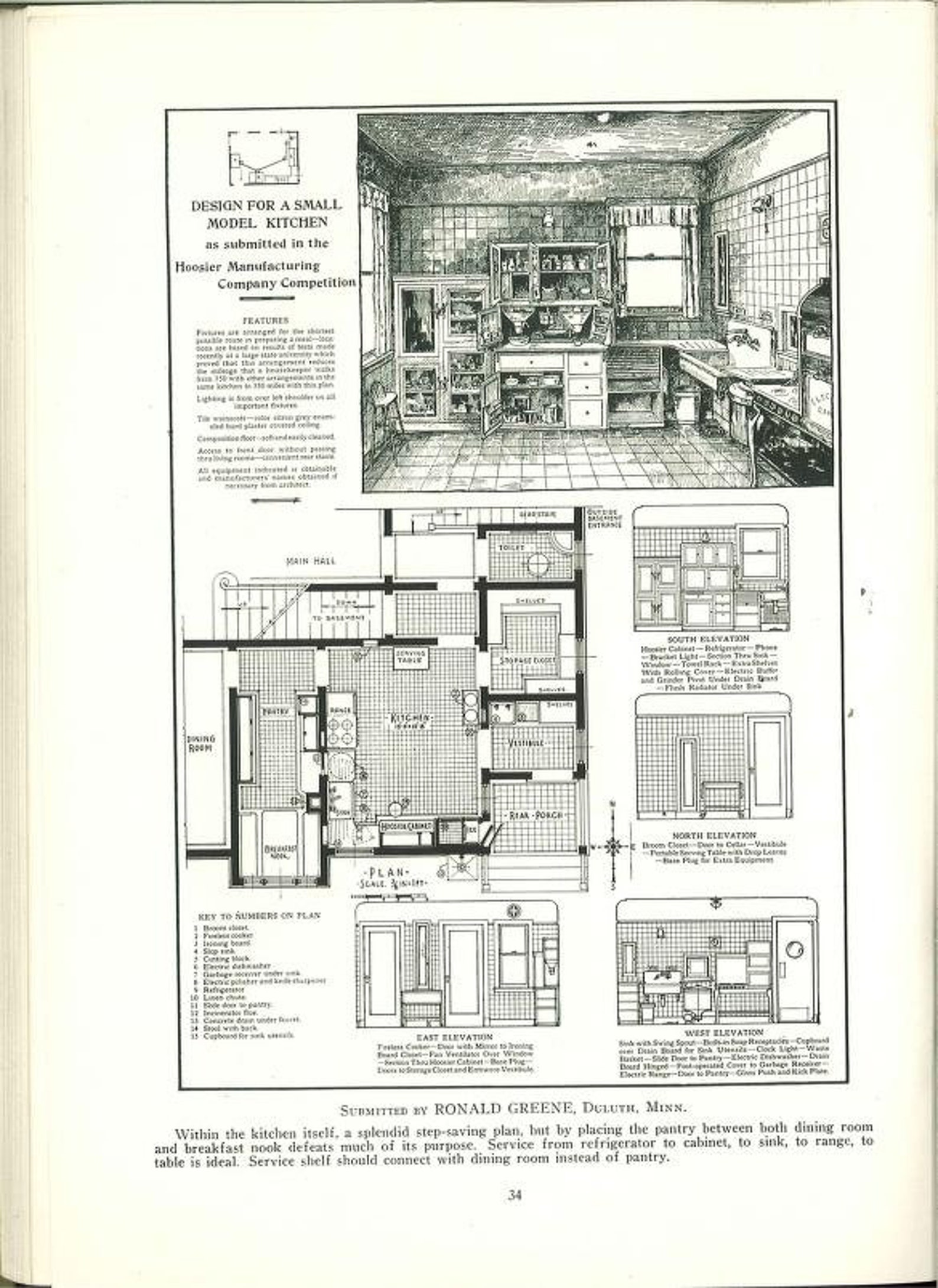 The Kitchen Plan Book (1920 Republication, E-book) (PDF Electronic File ...