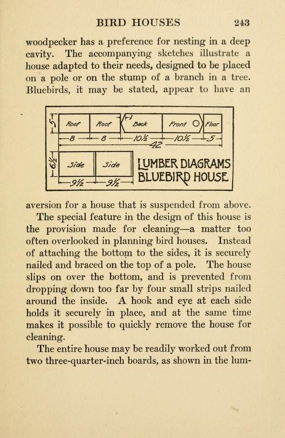 6 Classic DIY Bird House Woodworking Instructions & Plans (instant ...