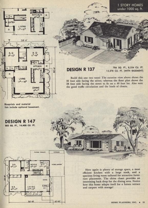50 Small Home Floorplans (pdf Electronic File, Downloadable, Printable ...