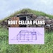 Vintage Root Cellar Plans, PDF Downloadable for I-phone, Tablet, or PC ...