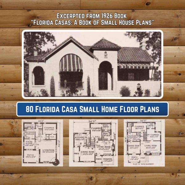Small Spanish Home Plans - Etsy