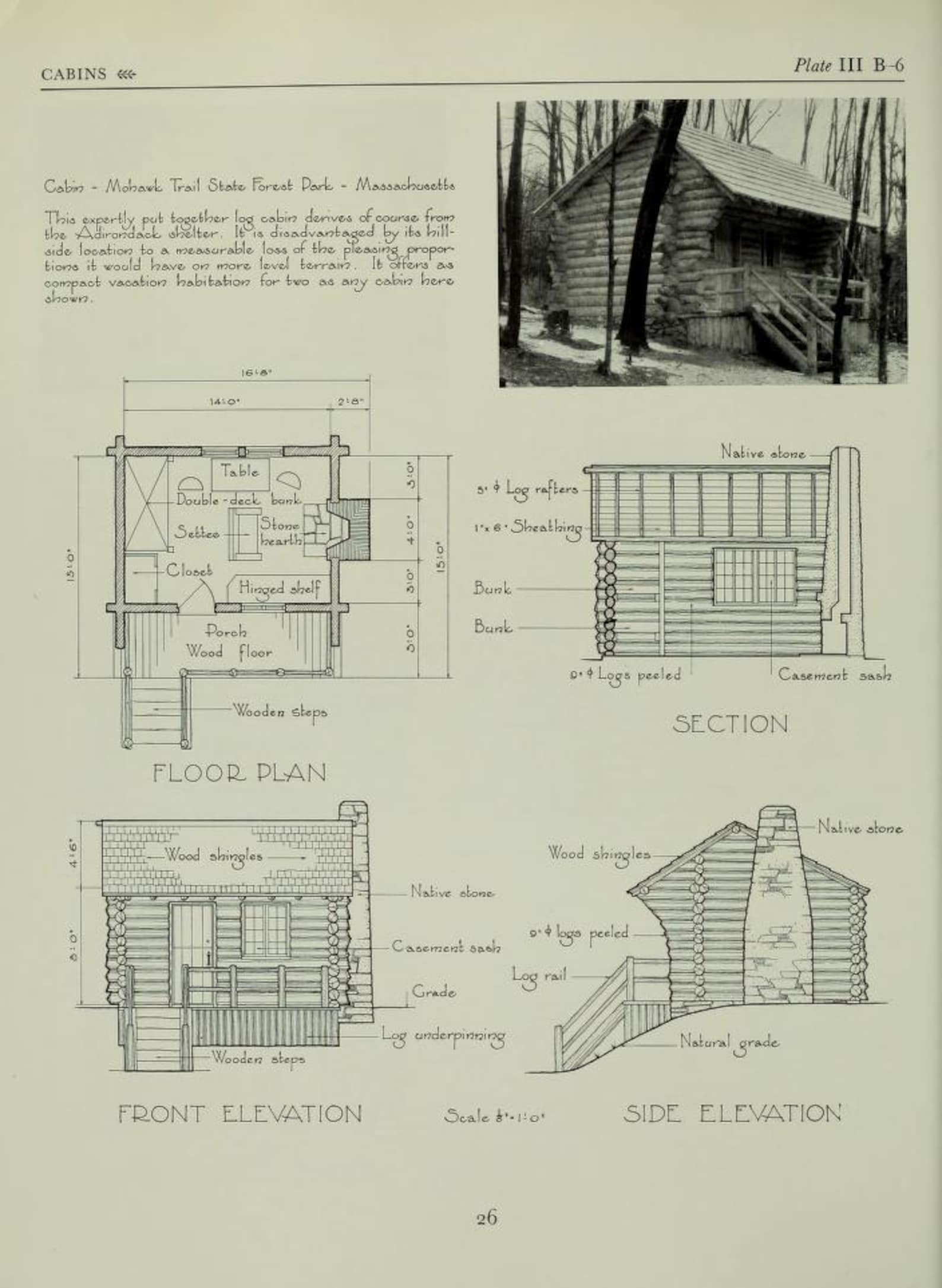 45 Cabin Floorplans, National Park Service Recreational Cabins (PDF ...