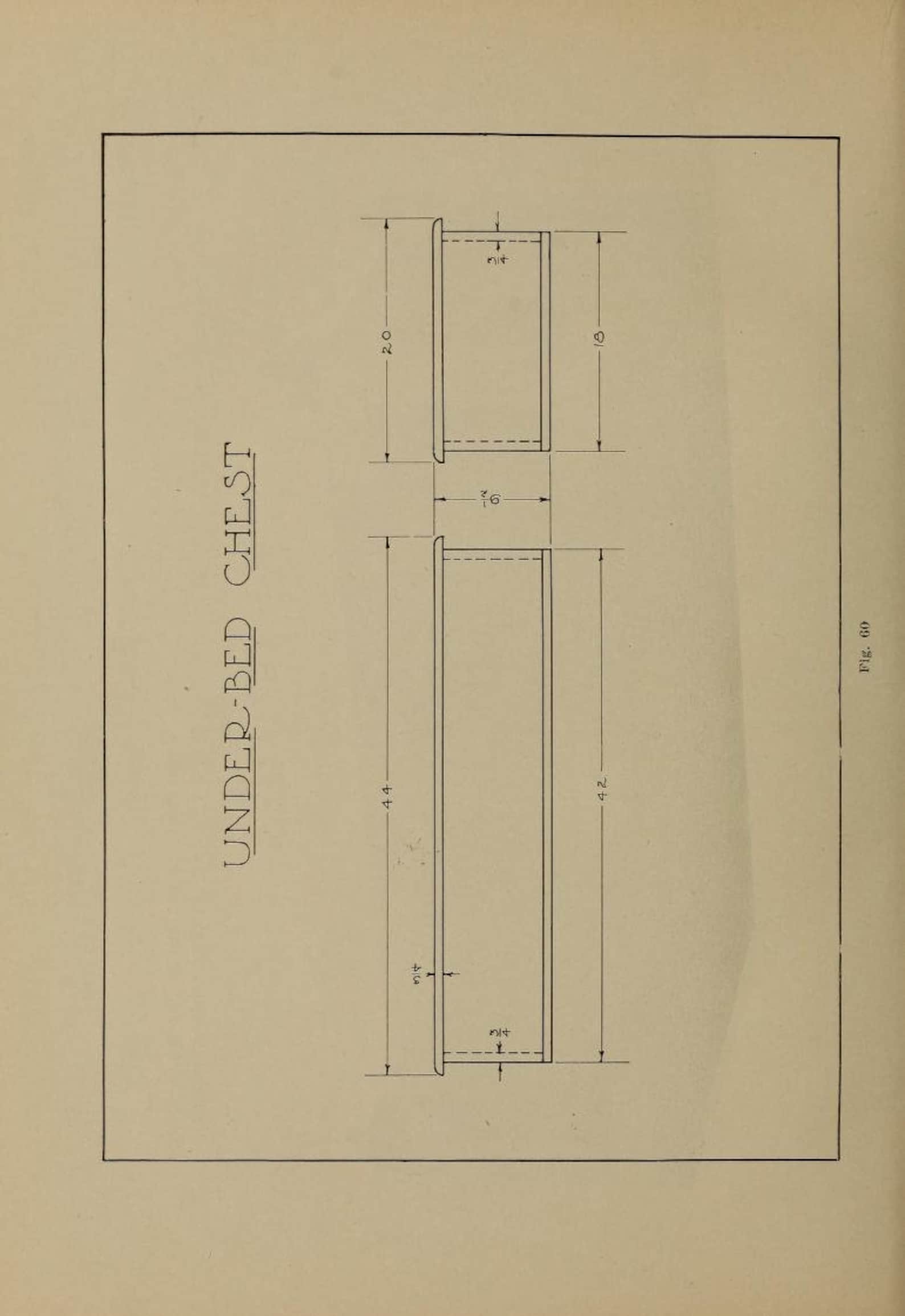 Vintage Cedar Chest Plans: How to Make Cedar Chests (PDF FILE), 21 ...