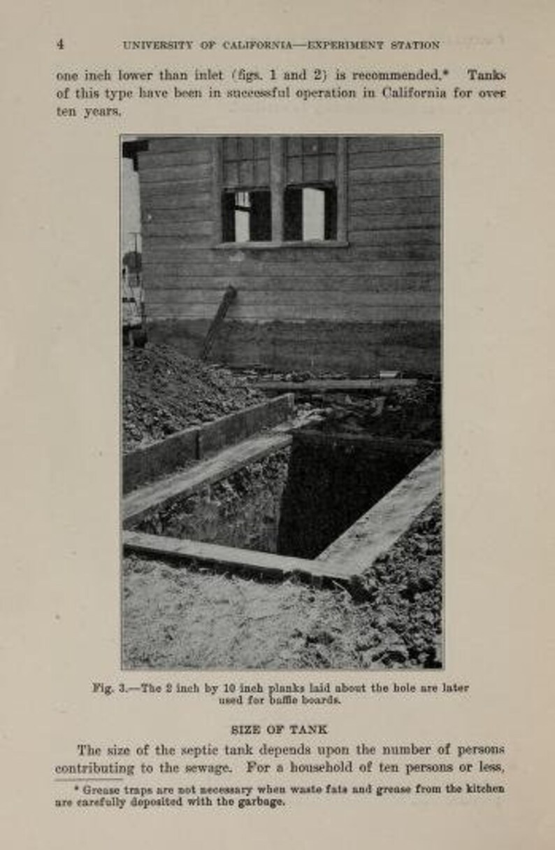 DIY Septic Tank Plans (PDF File), A Farm Septic Tank Pamphlet by ...