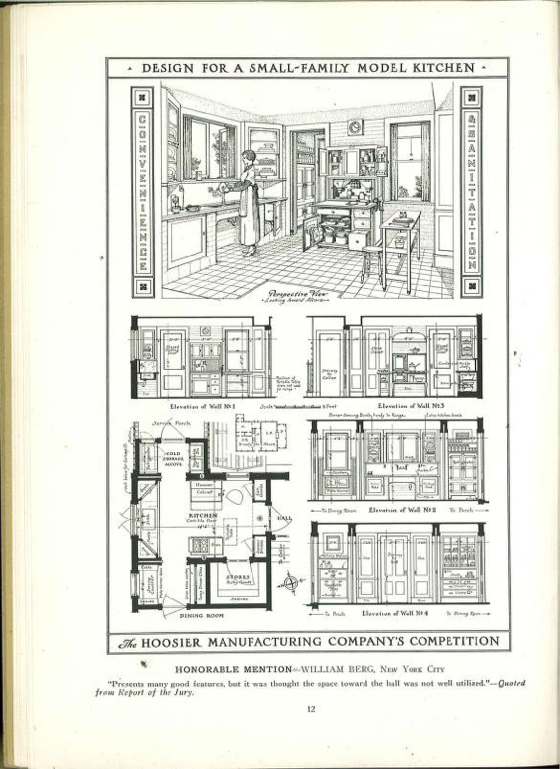 The Kitchen Plan Book (1920 Republication, E-book) (PDF Electronic File ...