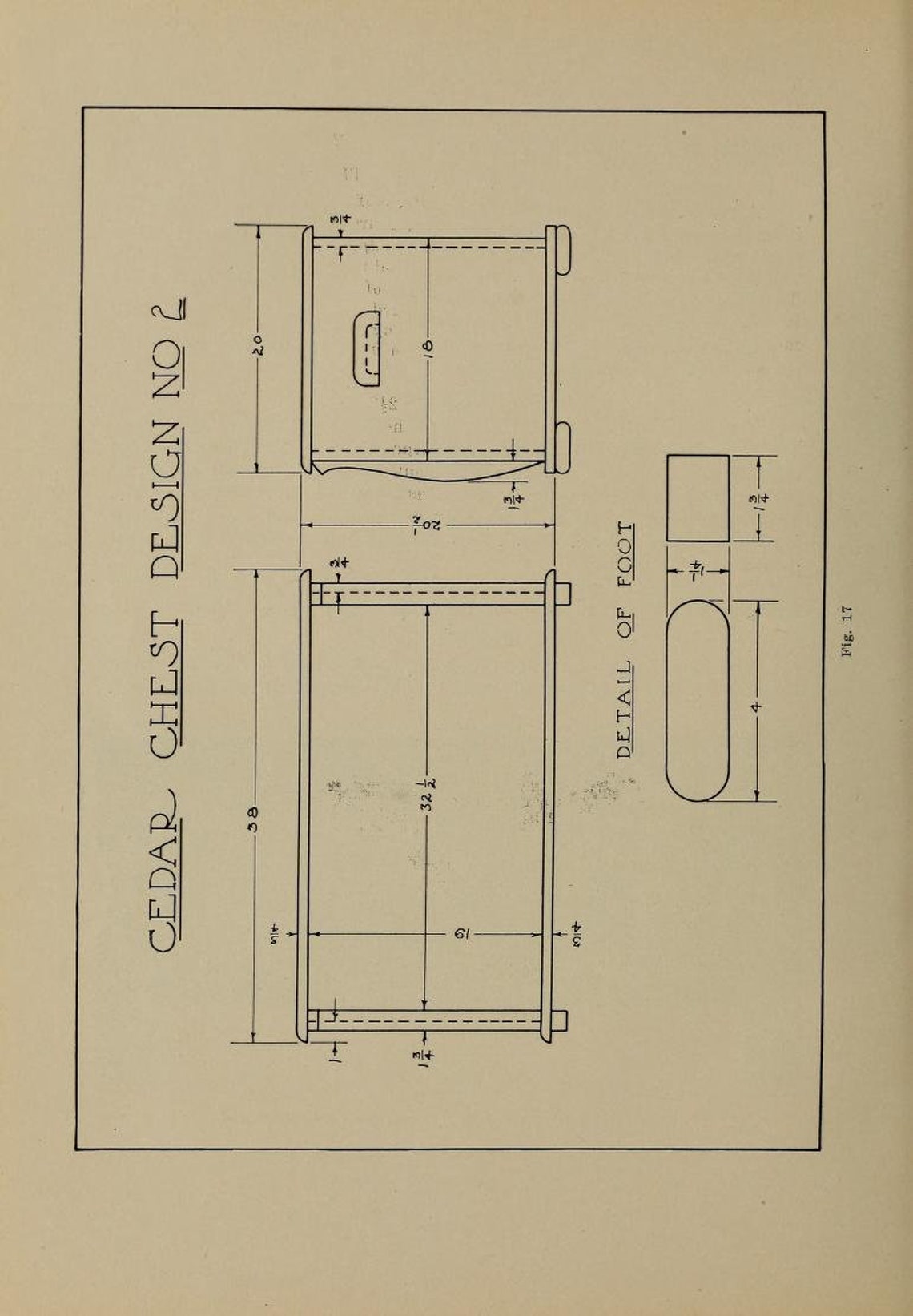 Vintage Cedar Chest Plans: How to Make Cedar Chests PDF FILE, 21 ...