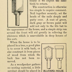 6 Classic DIY Bird House Woodworking Instructions & Plans (instant ...