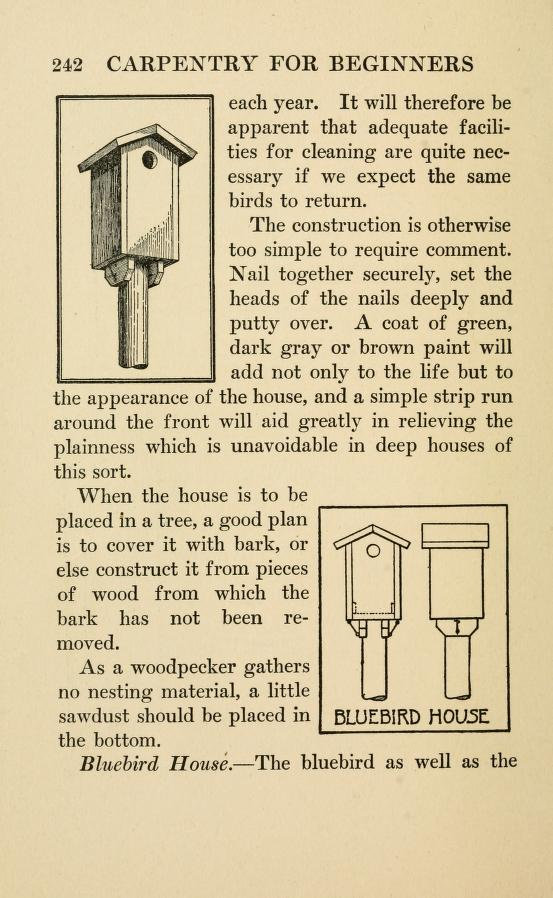 6 Classic DIY Bird House Woodworking Instructions & Plans (instant ...