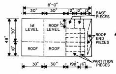 Purple Martin Birdhouse Blueprint Plans (PDF Instant Download, 1-page ...
