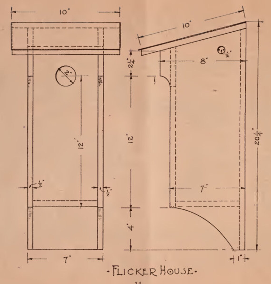 Instant Download Bird House Plans for 7 Common Backyard Birds DIY ...