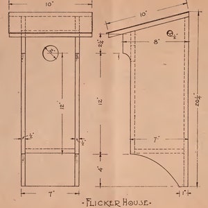 Instant Download Bird House Plans for 7 Common Backyard Birds DIY ...