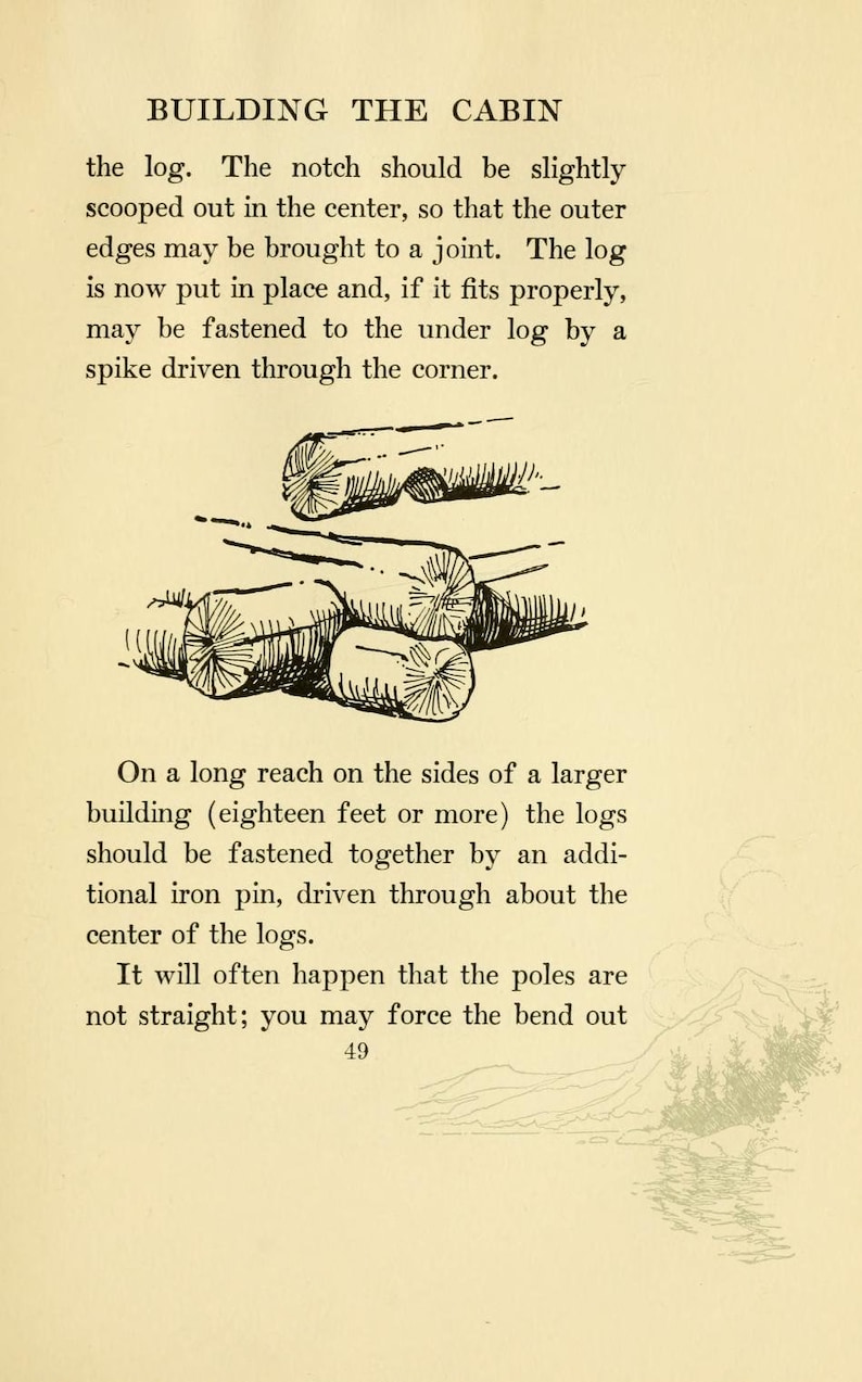 Vintage Wilderness Homes: A Book of the Log Cabin, by Oliver Kemp (e ...
