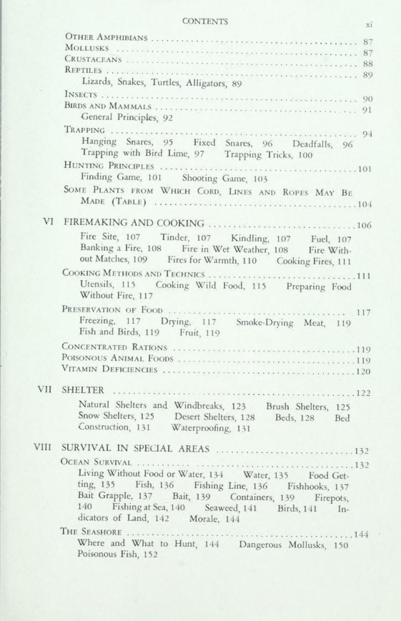 Land and Sea Survival Book (PDF Instant Download, Excerpted From 1943 ...