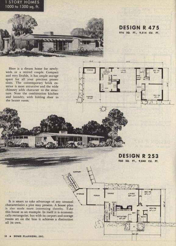 50 Small Home Floorplans (pdf Electronic File, Downloadable, Printable ...