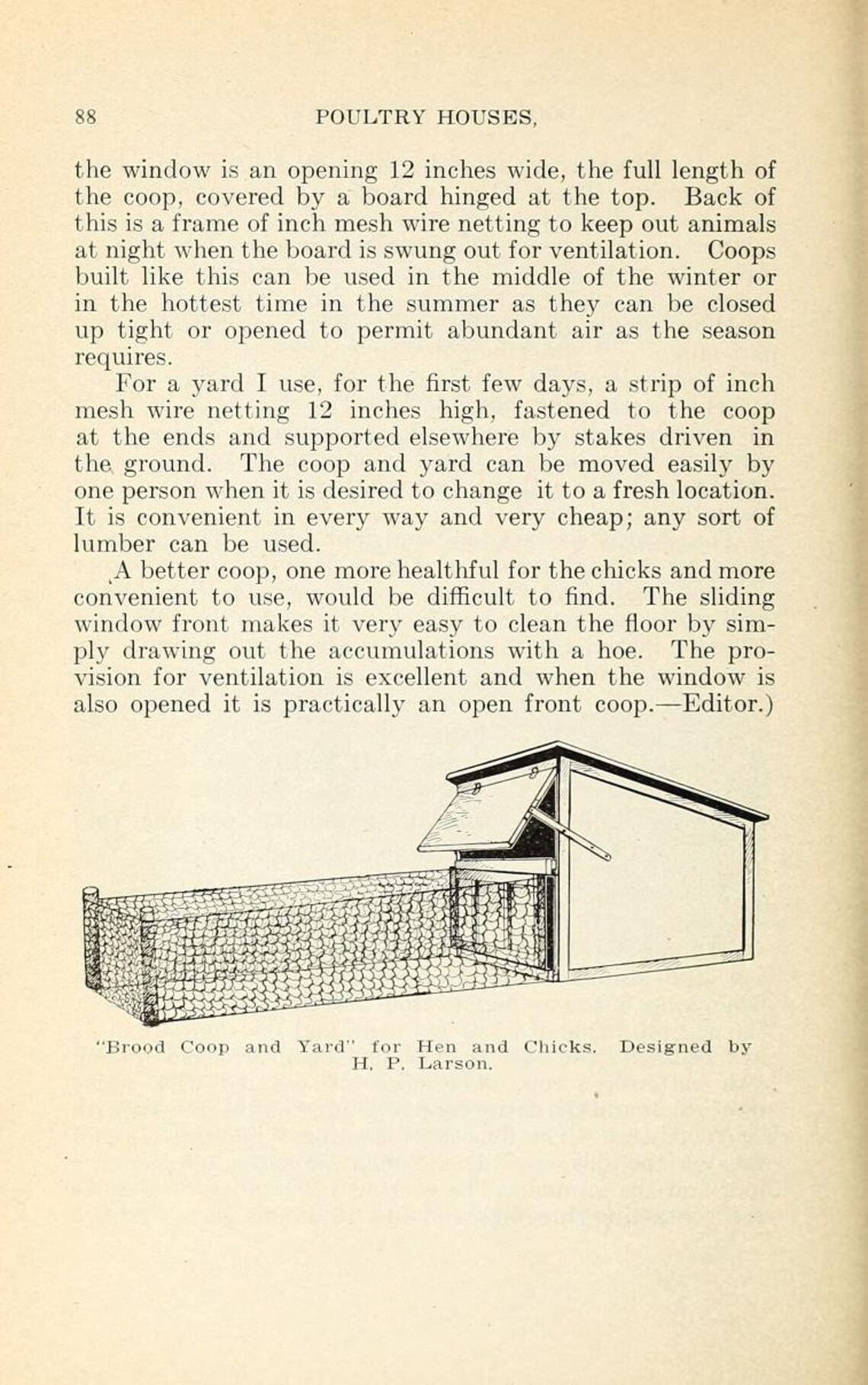 Vintage Chicken Coop Floor Plan Desings: 10 Designs (pdf Downloadable ...
