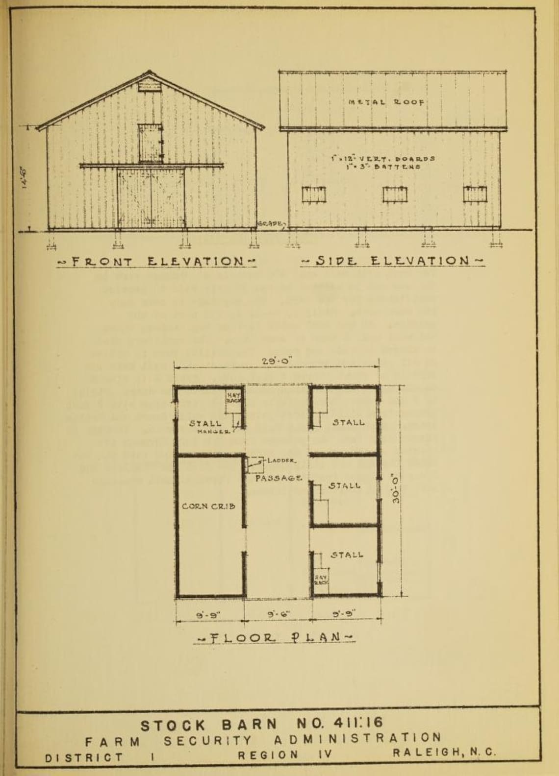 Vintage Barn and Farm Building Floor Plans (PDF File, 65 Pp. From 1940 ...