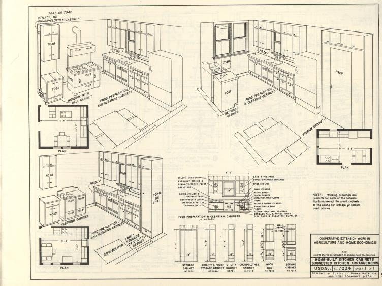 Vintage Kitchen Cabinet Plans - Step by Step Instructions to Build Your ...