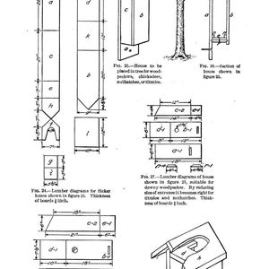Bird House Plans Booklet: Bird Houses and How to Build Them (PDF ...