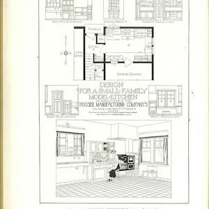 The Kitchen Plan Book (1920 Republication, E-book) (PDF Electronic File ...