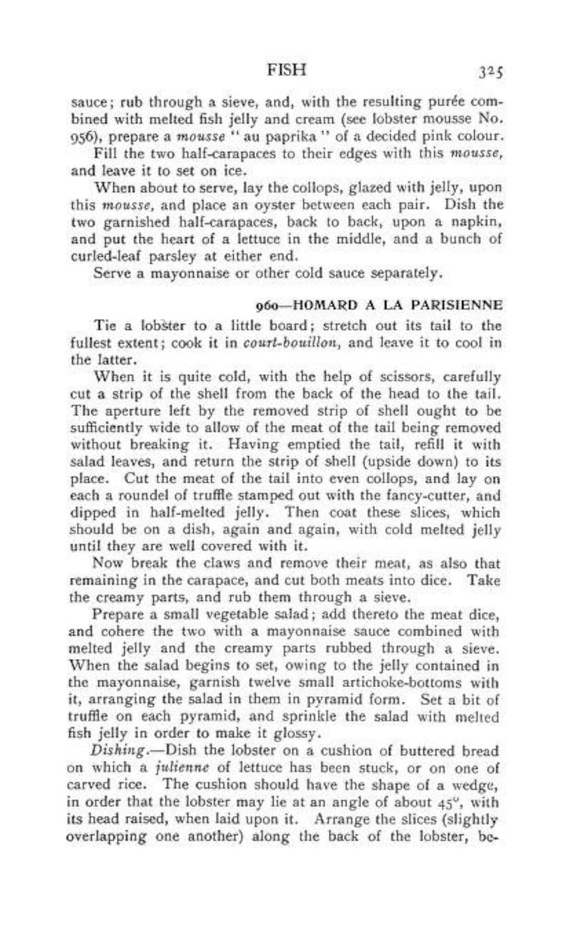 A Guide to Modern Cookery by Auguste Escoffier 1907 - Etsy