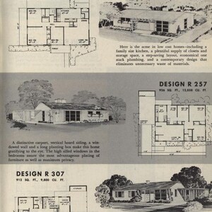 50 Small Home Floorplans (pdf Electronic File, Downloadable, Printable ...