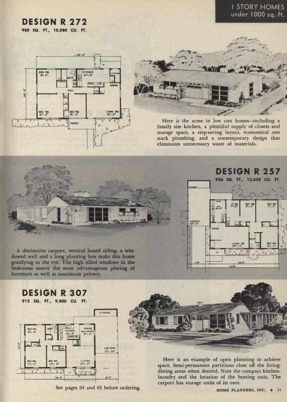 50 Small Home Floorplans (pdf Electronic File, Downloadable, Printable ...