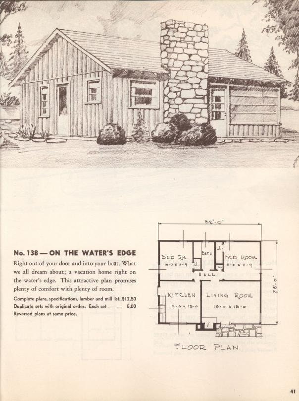 50 Vintage Log Cabin Floor Plans (downloadable PDF File for Phone ...