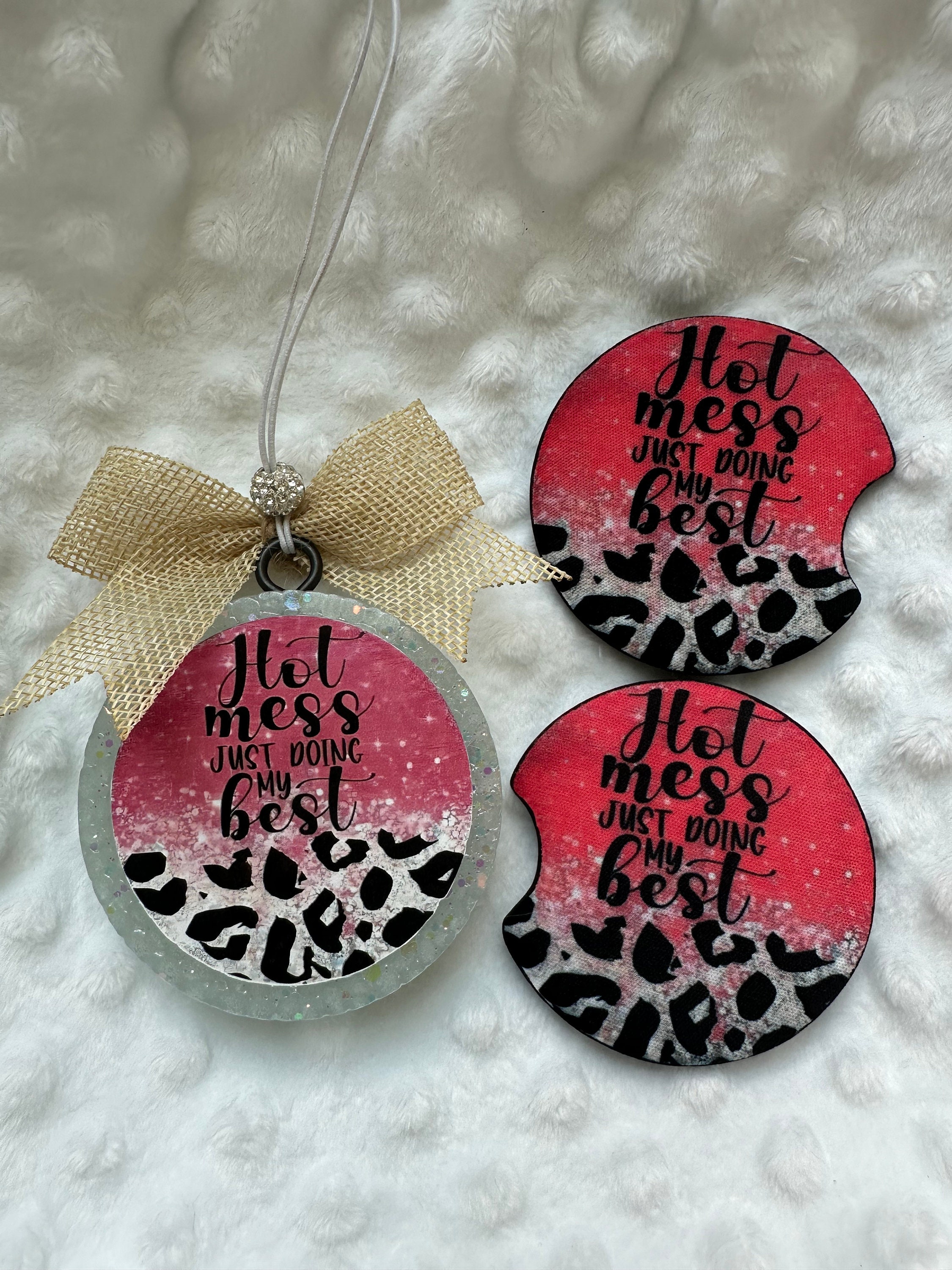 Hot Mess Express Doing My Best Car Freshie, Car Freshie, Hot Mess ...