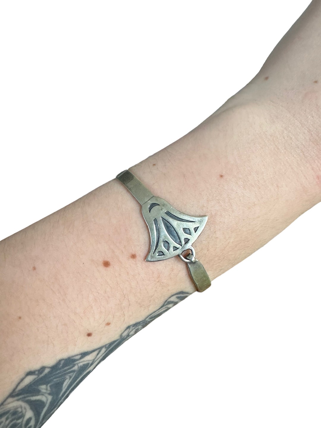 Egyptian Hallmarked Silver Lotus Cuff Bracelet - Etsy