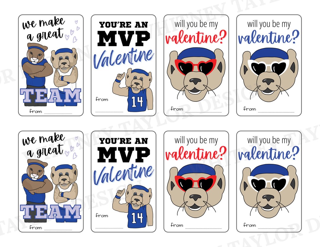 Kentucky Valentine's Day Printable Cards | Kids Printable Valentine ...