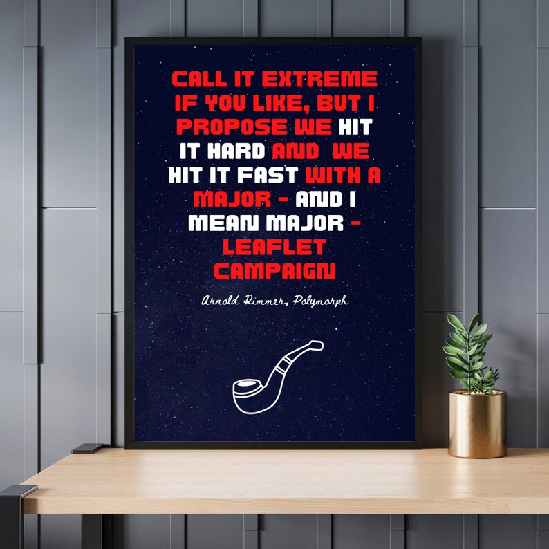 Red Dwarf TV Show | A4 & A3 Wall Art Poster | TV Comedy | Quote From ...