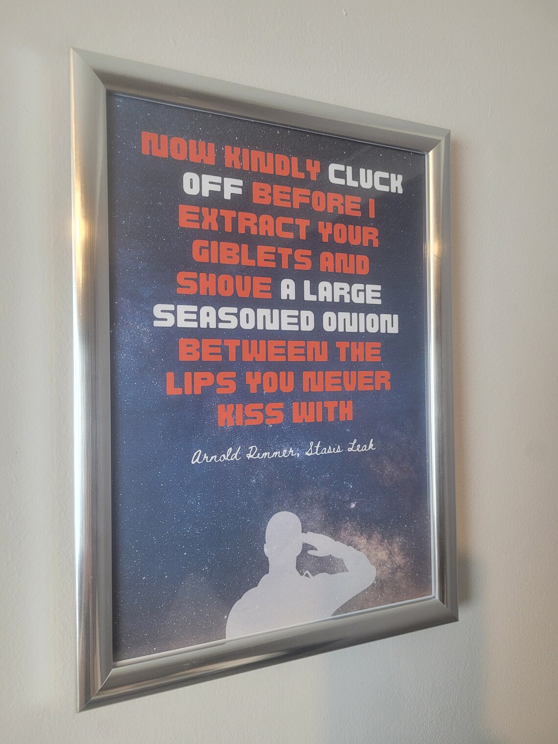 Red Dwarf TV Show | A4 & A3 Wall Art Poster | Arnold Rimmer Quote ...