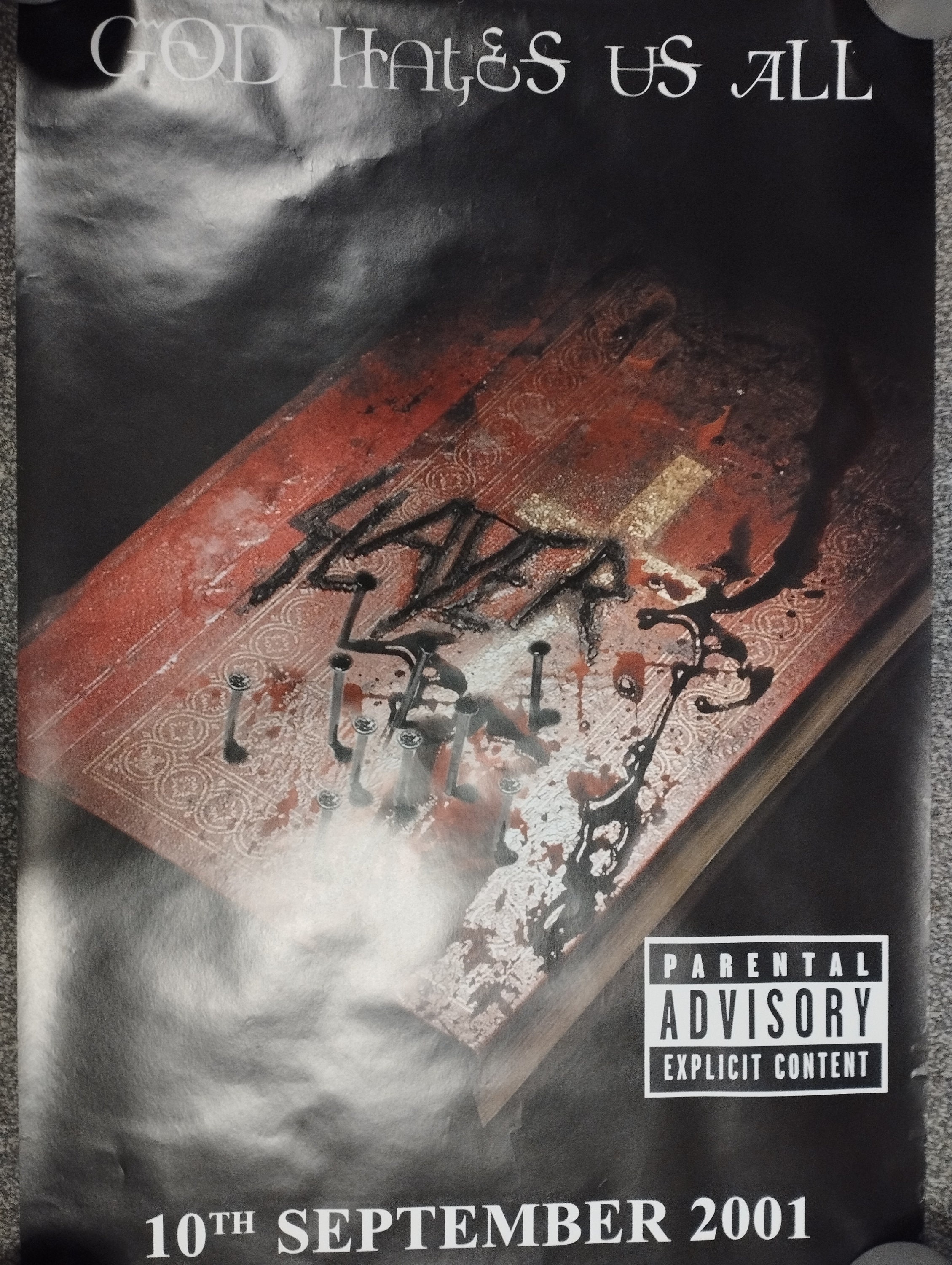 Slayer Vintage Music Poster Large Size: 30 X 20 Inches - Etsy