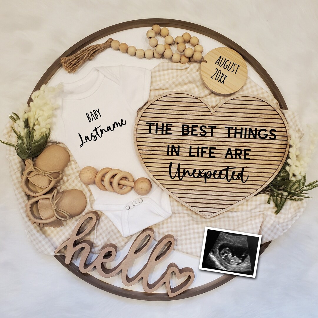 Unexpected Baby Announcement Digital, Unexpected Pregnancy Announcement ...