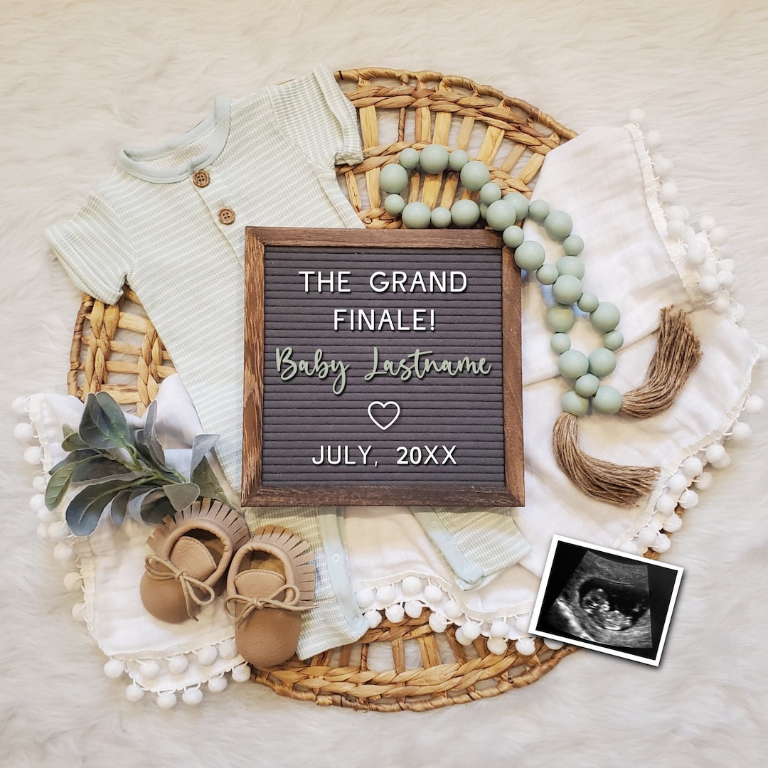 Grand Finale Digital Pregnancy Announcement, Grand Finale Baby ...