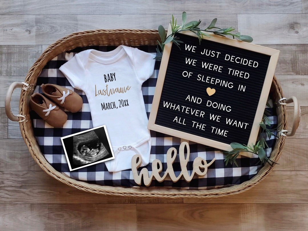 Funny Pregnancy Announcement, Digital Pregnancy Announcement, Funny ...