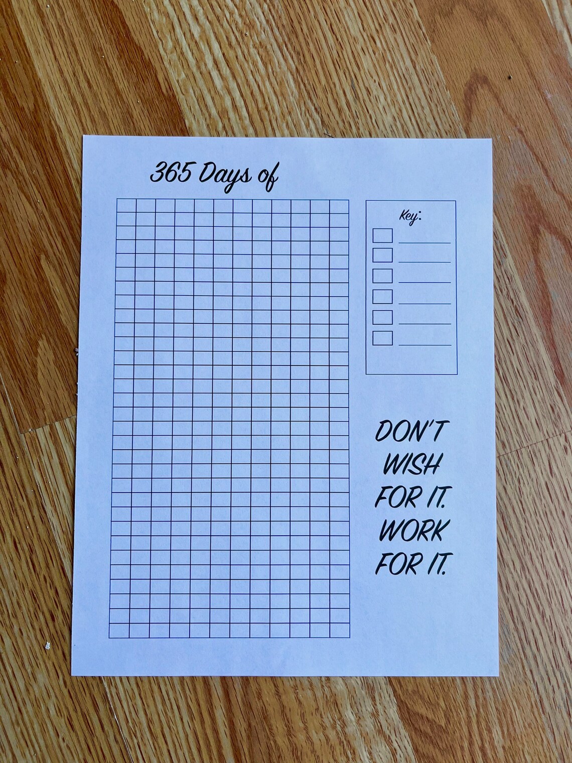 365 Days of Yearly Printable, Budget Step Mood Period Health Habit ...