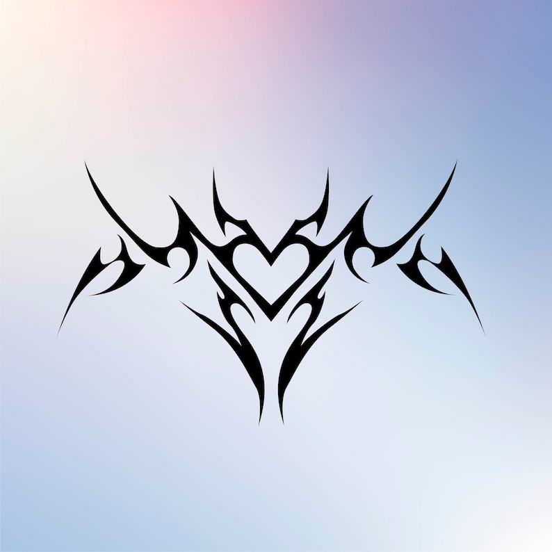 Neo Tribal Tattoo Design SVG Cricut Cricut - Etsy