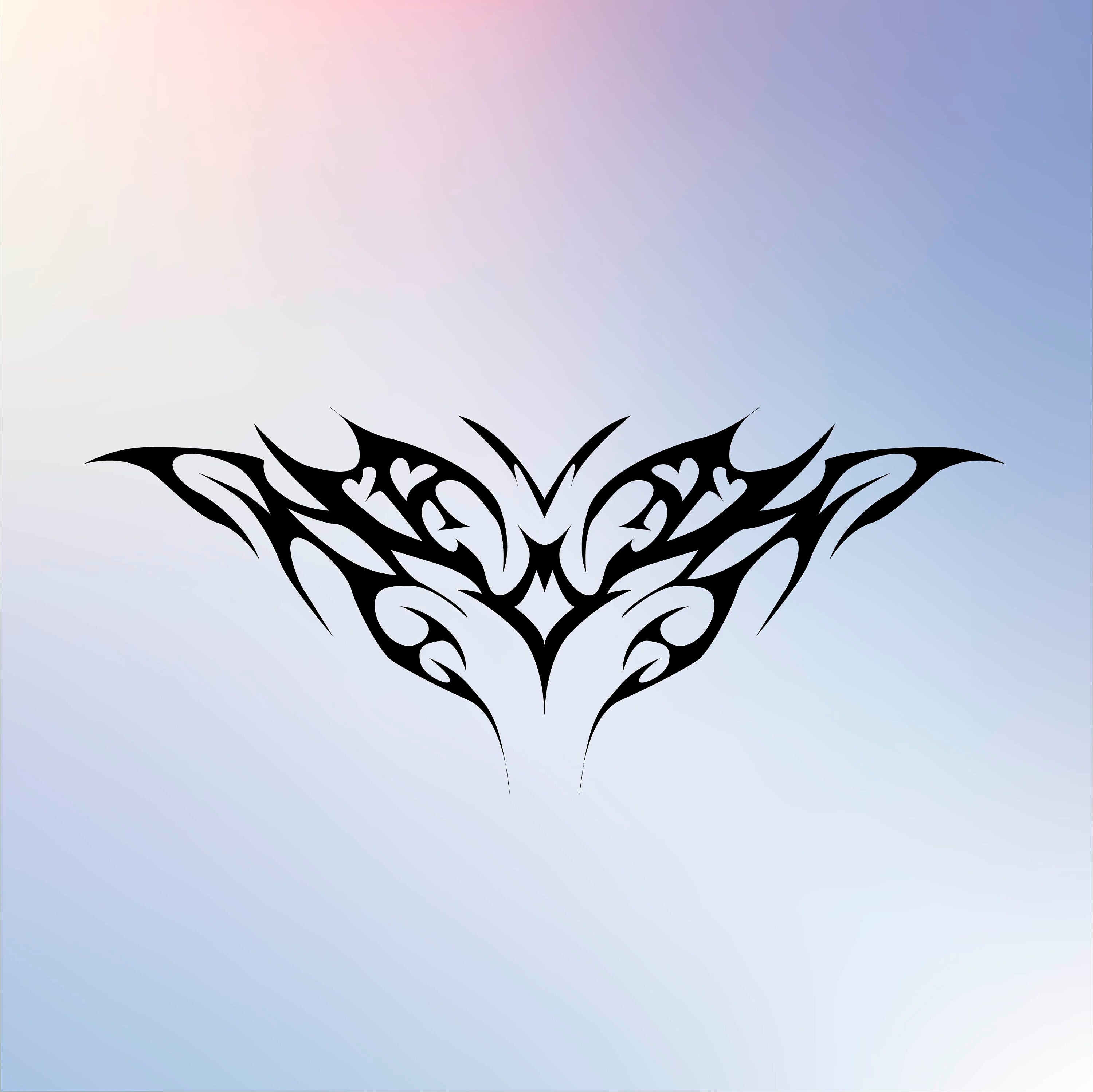 Neo Tribal Tattoo Vector SVG Cricut Cricut - Etsy UK