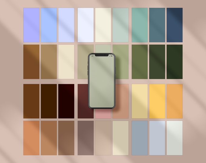 Minimalist Monocolor Phone Wallpapers SVG Cricut - Etsy
